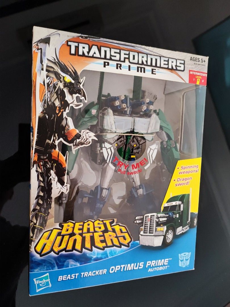 Transformer Optimus Prime Beast Tracker Hasbro Original with Box ...