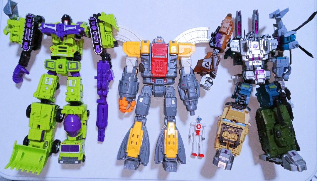Transformers Omega Supreme, Devastator, Bruticus & Doc, Hobbies & Toys, Toys & Games on Carousell