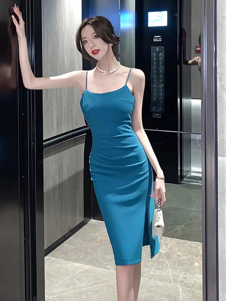 Turquoise OL dress, Women's Fashion, Dresses & Sets, Dresses on Carousell