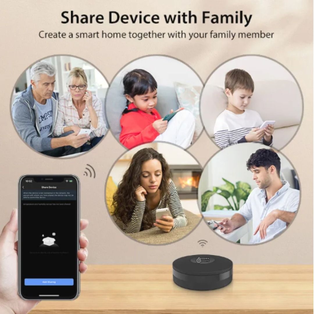 Smart Device Hub Tuya Wifi Ir Rf Sensor Remote Control Infrared App