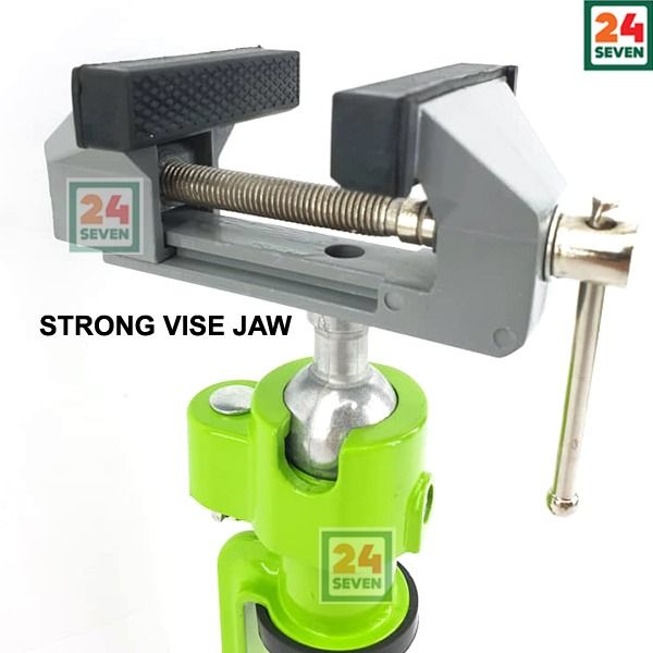 Universal Vise 360 Degree Rotating Table Bench Vice Swivel 3 DIY Bench ...