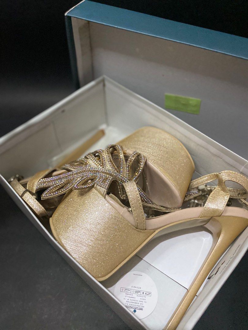VENUS Gold Pageant Heels on Carousell