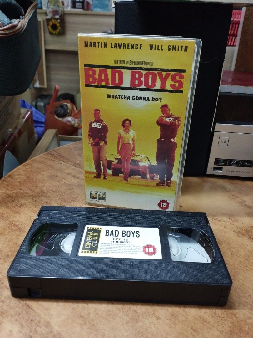 (VHS) Bad Boys, Hobbies & Toys, Music & Media, CDs & DVDs on Carousell