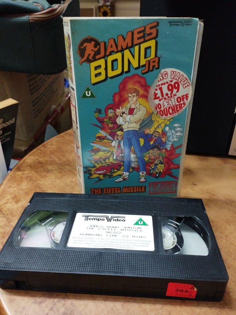 (VHS) James Bond Junior, Hobbies & Toys, Music & Media, CDs & DVDs on ...
