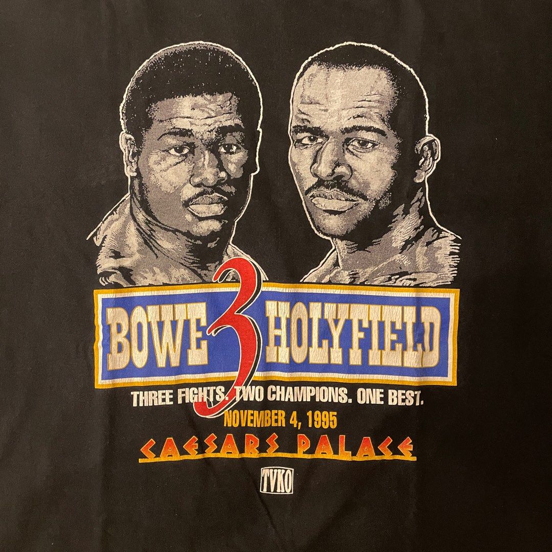 Vintage 1995 Riddick Bowe vs Evander Holyfield 3 Rematch Boxing Promo ...