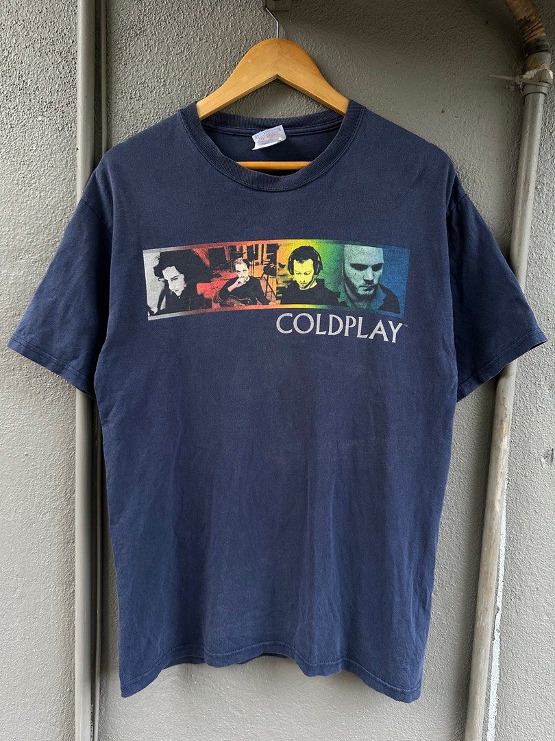 Vintage Coldplay band tour 2005, Men's Fashion, Tops & Sets, Tshirts ...