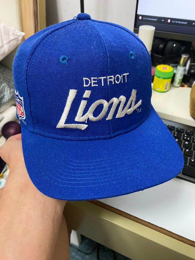 Vintage hats SS Lions Sline side logo NFL wool, Men's Fashion, Watches ...