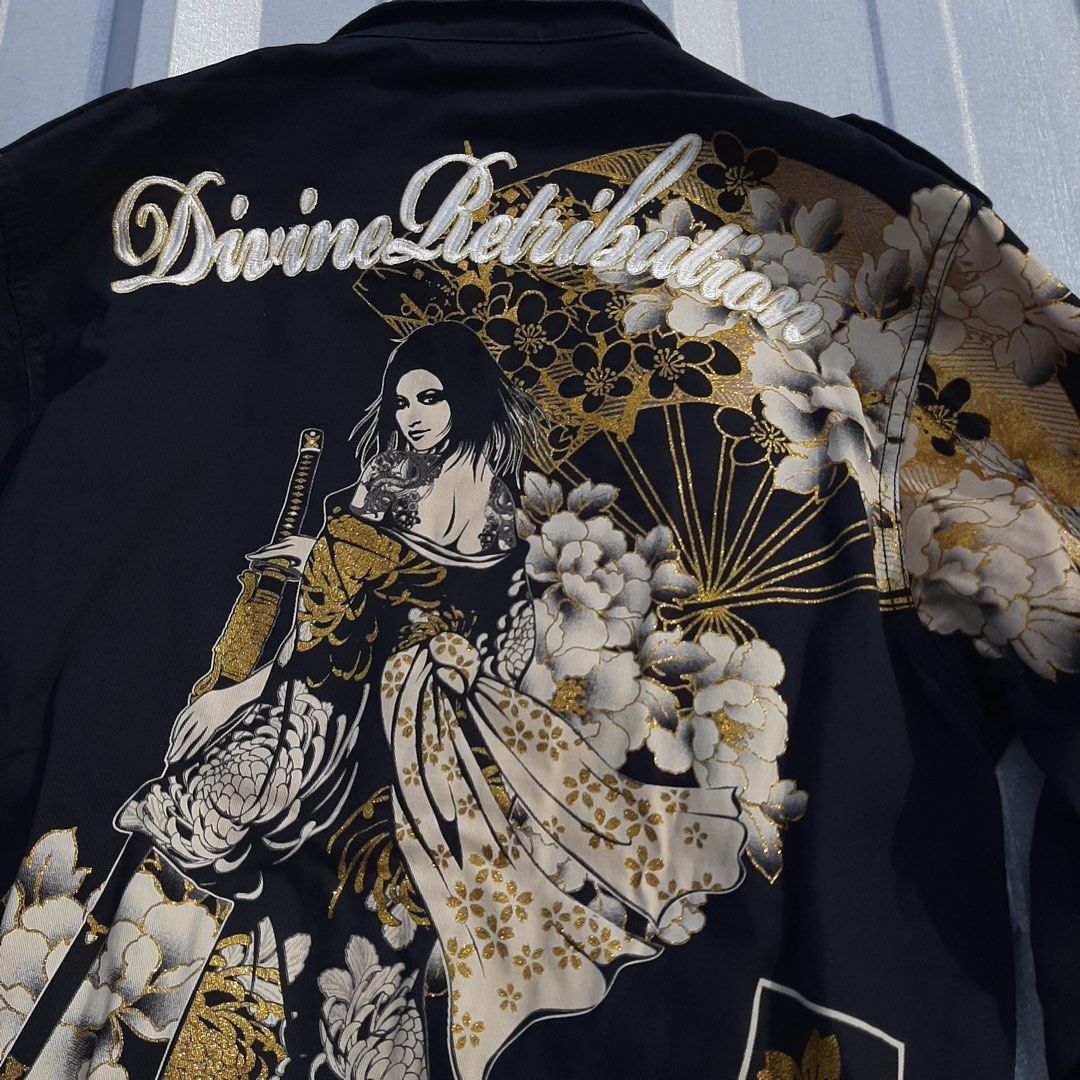 divine retribution japan, Fesyen Pria, Pakaian , Baju Luaran di Carousell