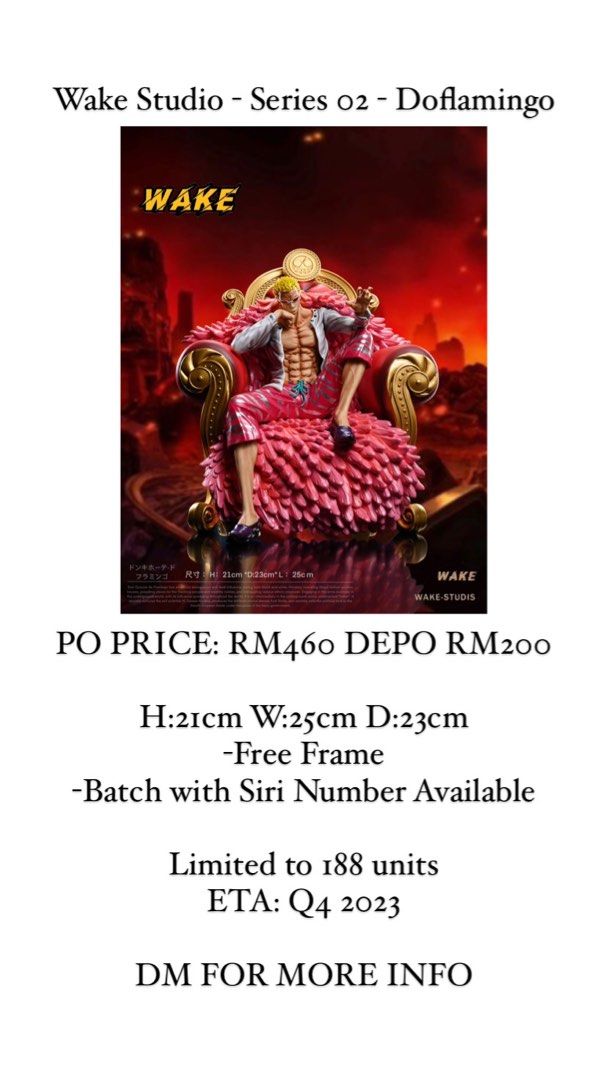 Wake Studio - Doflamingo, Hobbies & Toys, Toys & Games on Carousell