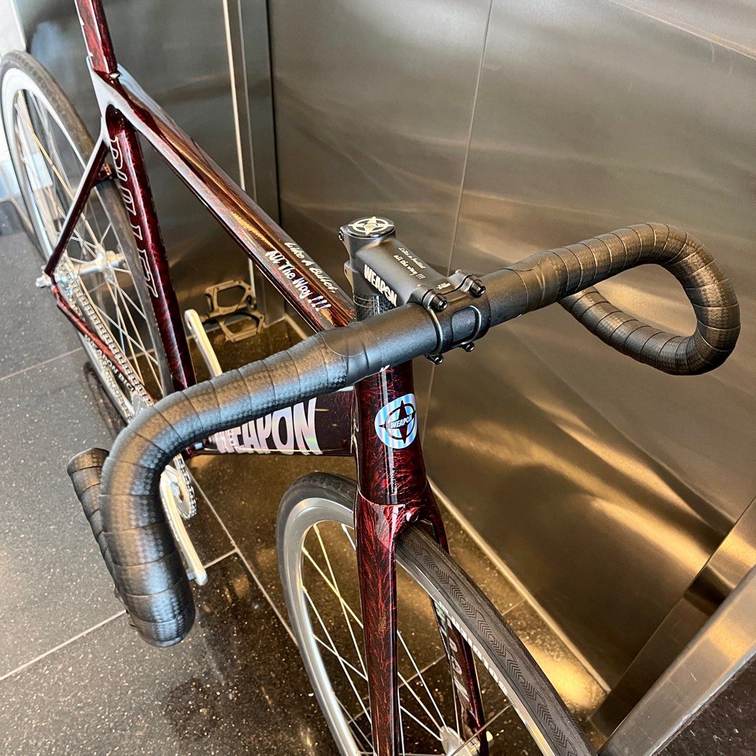 Weapon fixie bike/frame setw$790/complete bike $1090/brand new/weapon ...