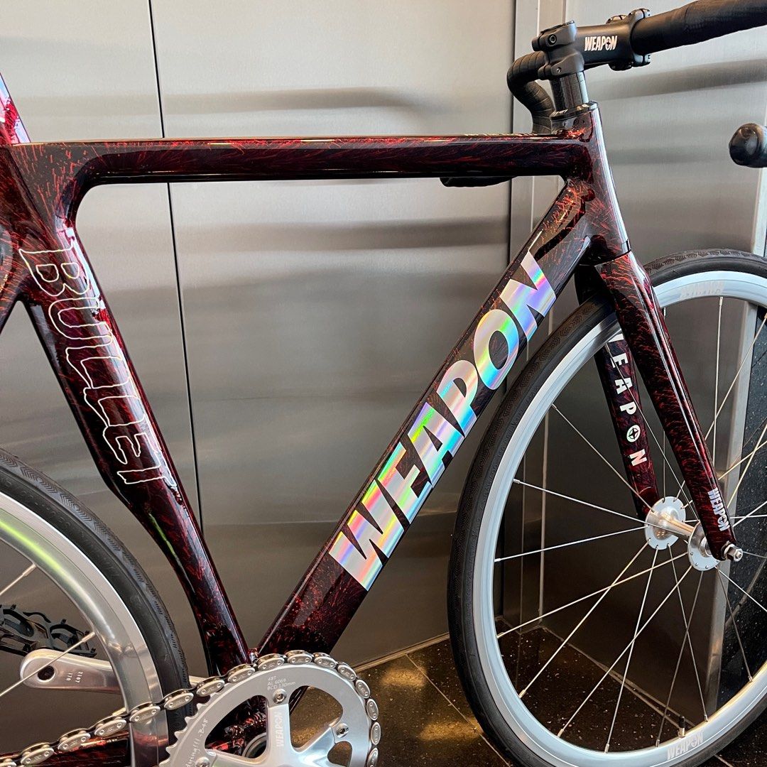 Weapon fixie bike/frame setw$790/complete bike $1090/brand new/weapon ...