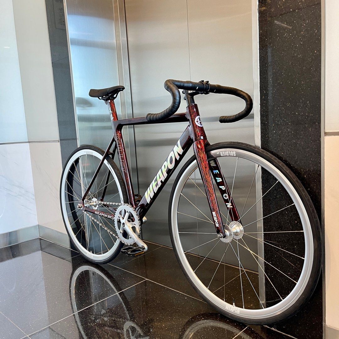 Weapon fixie bike/frame setw$790/complete bike $1090/brand new/weapon ...