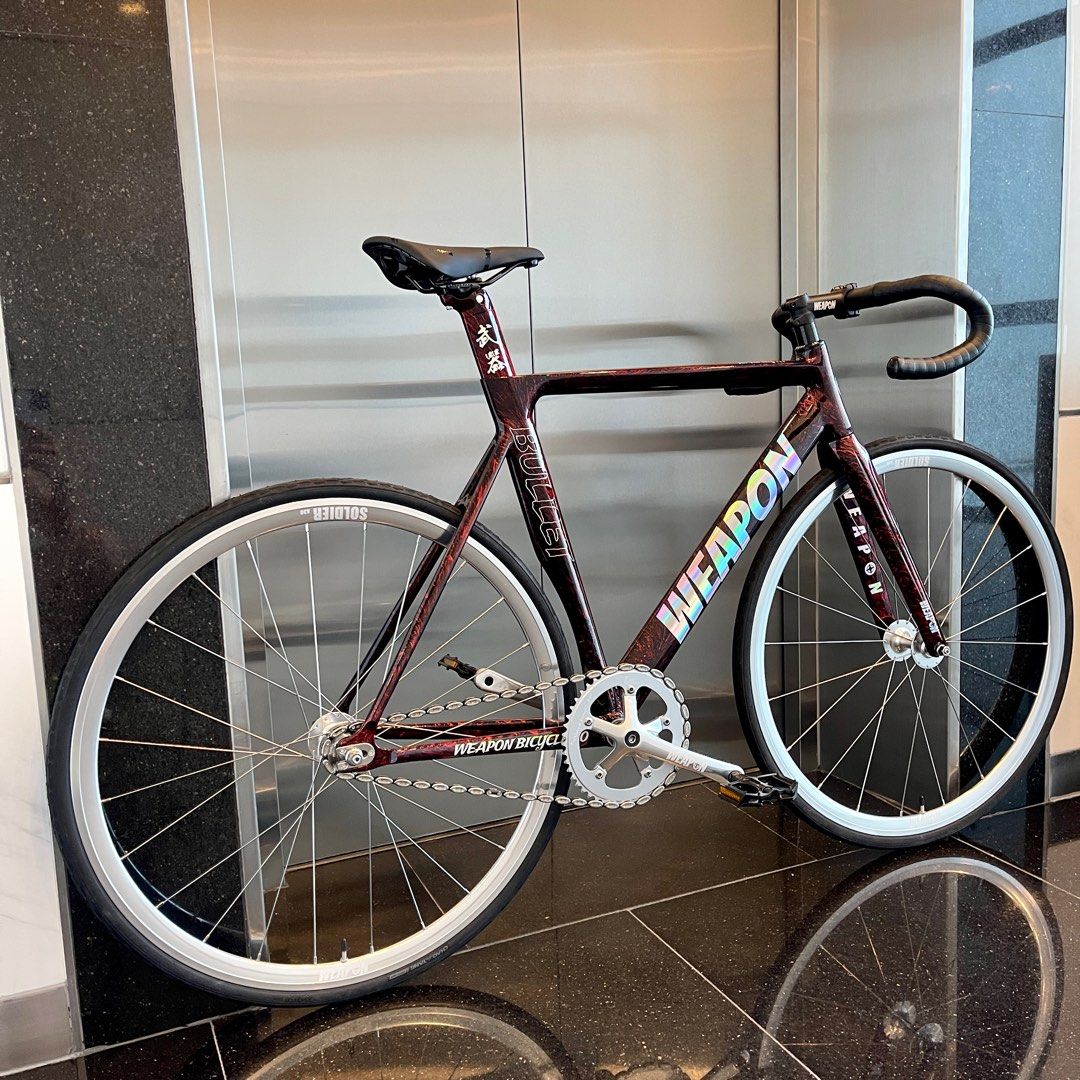 Weapon fixie bike/frame setw$790/complete bike $1090/brand new/weapon ...