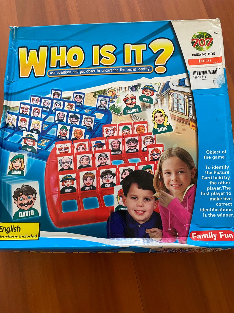 Board Game : Who is it ? Family Fun , Hobbies & Toys, Toys & Games on ...