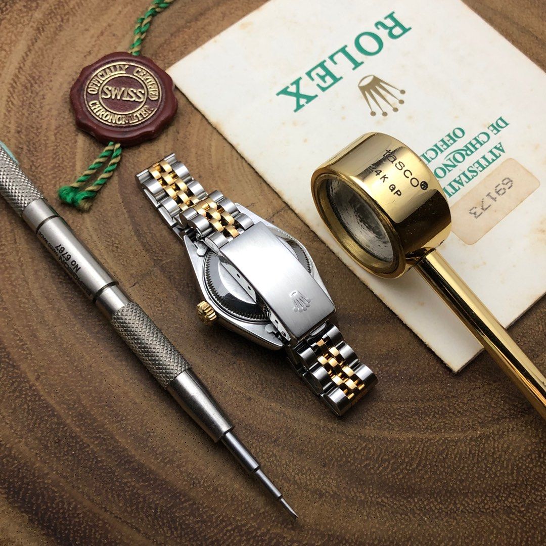 SOLD- (With Paper) Rolex 69173 Arabic numeral dial (no lug holes) not ...