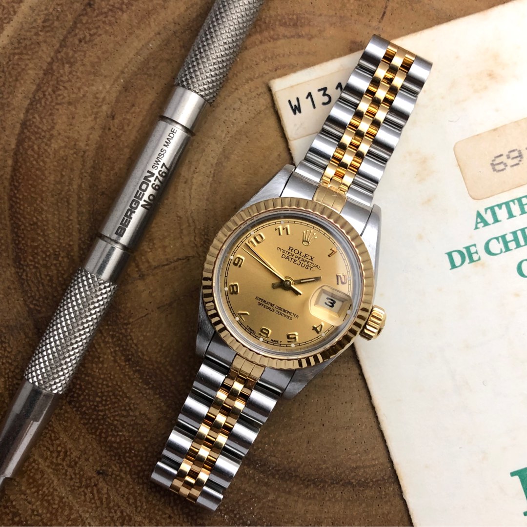 SOLD- (With Paper) Rolex 69173 Arabic numeral dial (no lug holes) not ...