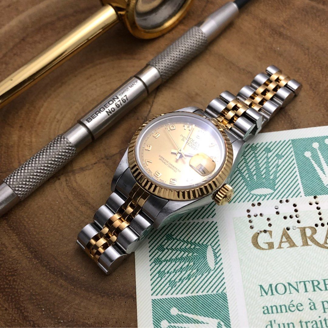 SOLD- (With Paper) Rolex 69173 Arabic numeral dial (no lug holes) not ...