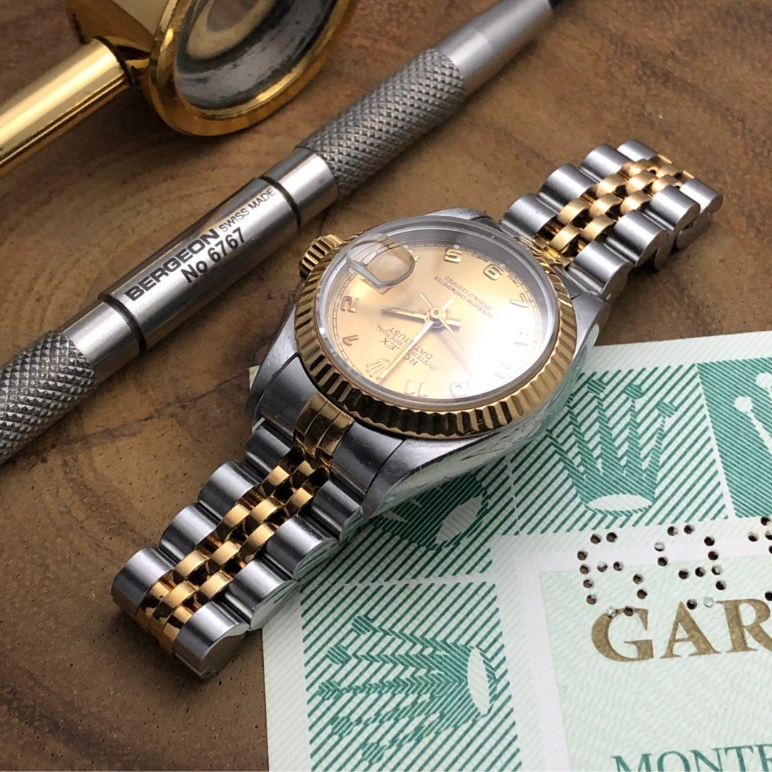 SOLD- (With Paper) Rolex 69173 Arabic numeral dial (no lug holes) not ...