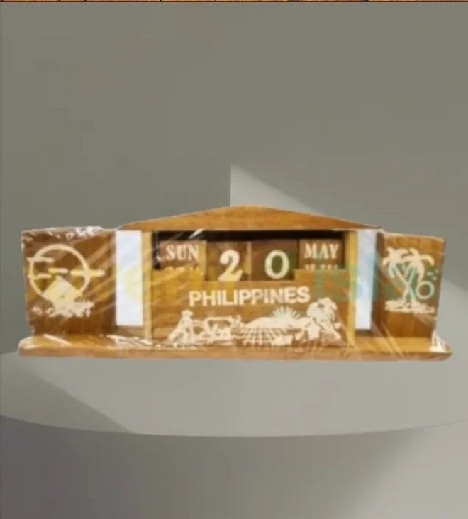 Special Wooden Calendar Philippine Souvenir Display Collection ...