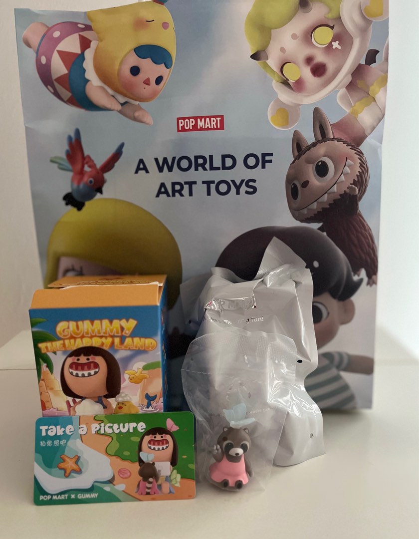 WTS POPMART ->Gummy The Happy Land, Hobbies & Toys, Toys & Games on ...