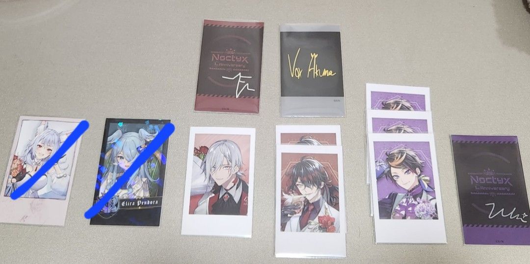 WTS/WTT Nijisanji cheki cards, Hobbies & Toys, Memorabilia ...