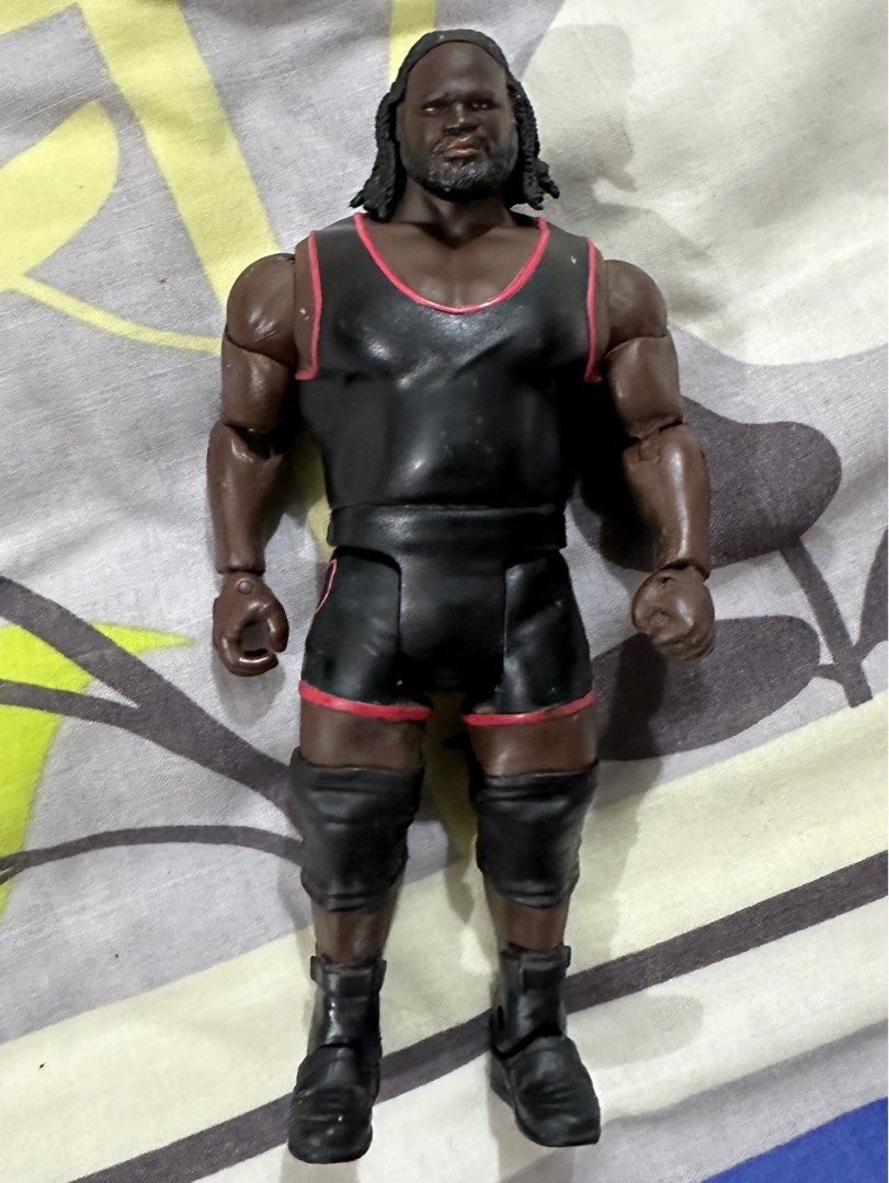 WWE Mattel Basic Mark Henry Pink Attire, Hobbies & Toys, Toys & Games ...