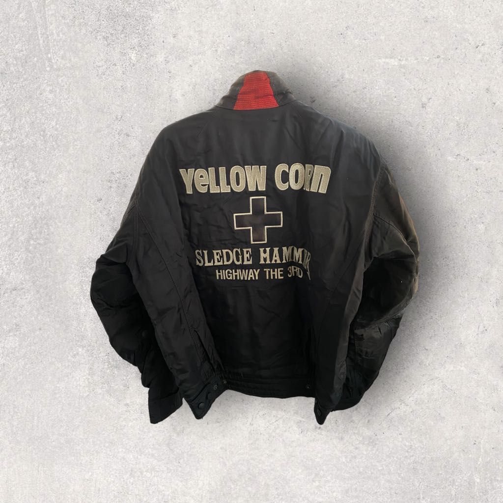 Yellow corn riding jacket on Carousell