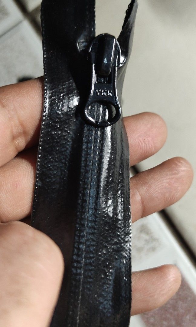 ykk made in Japan black waterproof aquaseal double zipper brand new ...