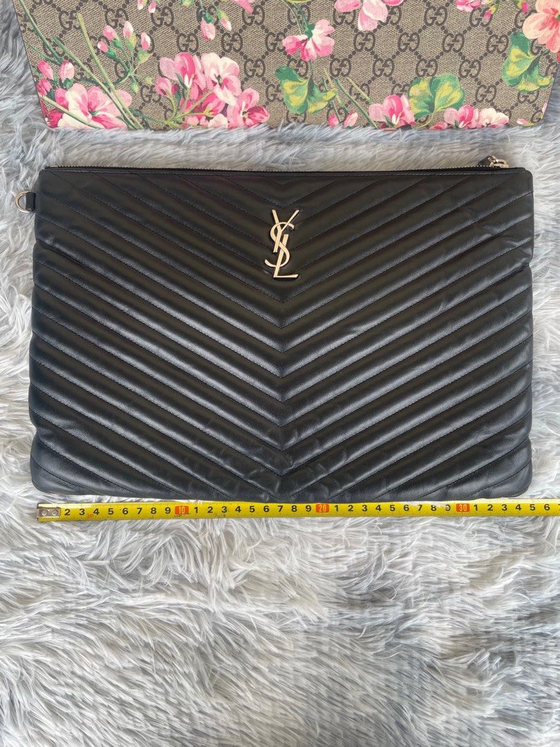 YSL Clutch, Luxury, Bags & Wallets on Carousell