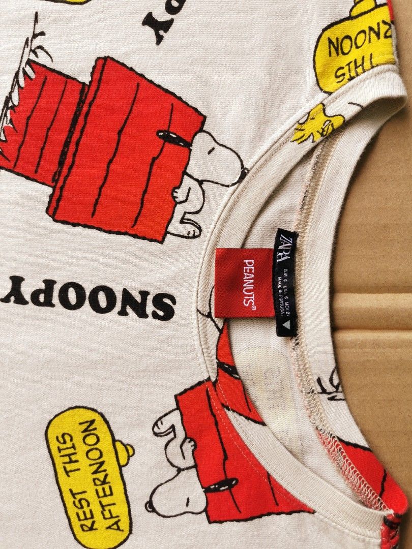 Zara X Peanut (Snoopy) Shirt Dress on Carousell