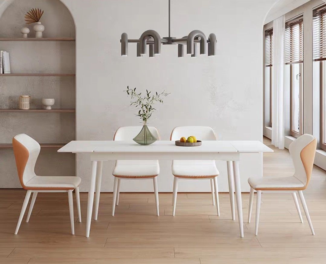 ZoeL Extendable Dining Table Set, Furniture & Home Living, Furniture ...