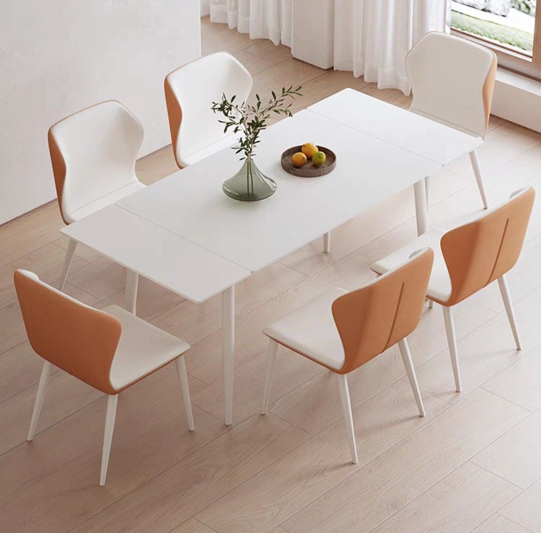 ZoeL Extendable Dining Table Set, Furniture & Home Living, Furniture ...