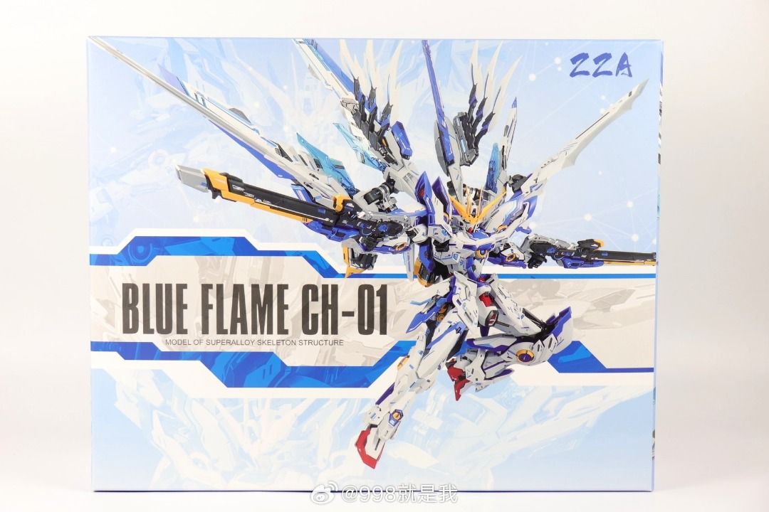(READY STOCK)ZZA Model - Blue Flame CH01 - 1/100 Scale - Diecast Frame ...