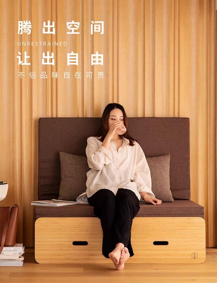 18folds brand-foldable cardboard bed sofa w mattress, Furniture & Home ...