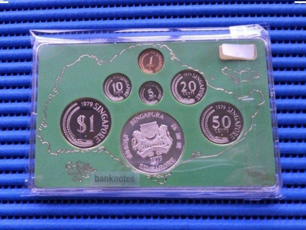 1979 Singapore Proof Coin Set, Hobbies & Toys, Memorabilia & Collectibles, Currency on Carousell