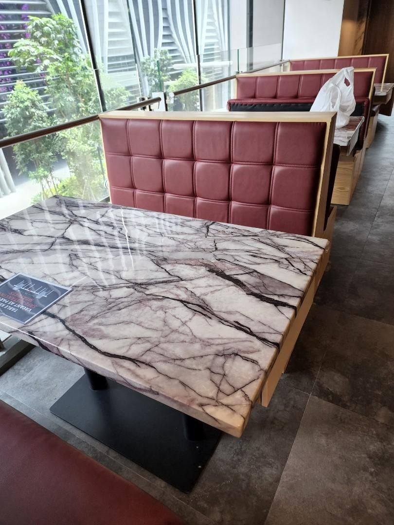 F&B Cafe Restaurant Bistro Bar 2 Seater Dining Chair Sofa banquette ...