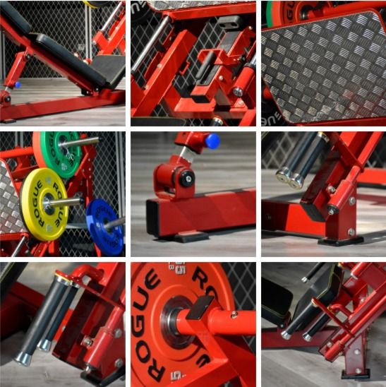 2 In 1 Multifunctional Leg Press Inverted Pedal Machine Oblique Hack ...