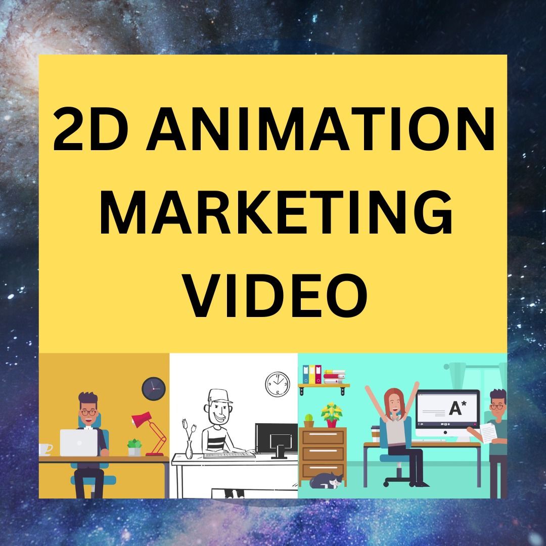2D Animation marketing video for advertisement, business, sales ...