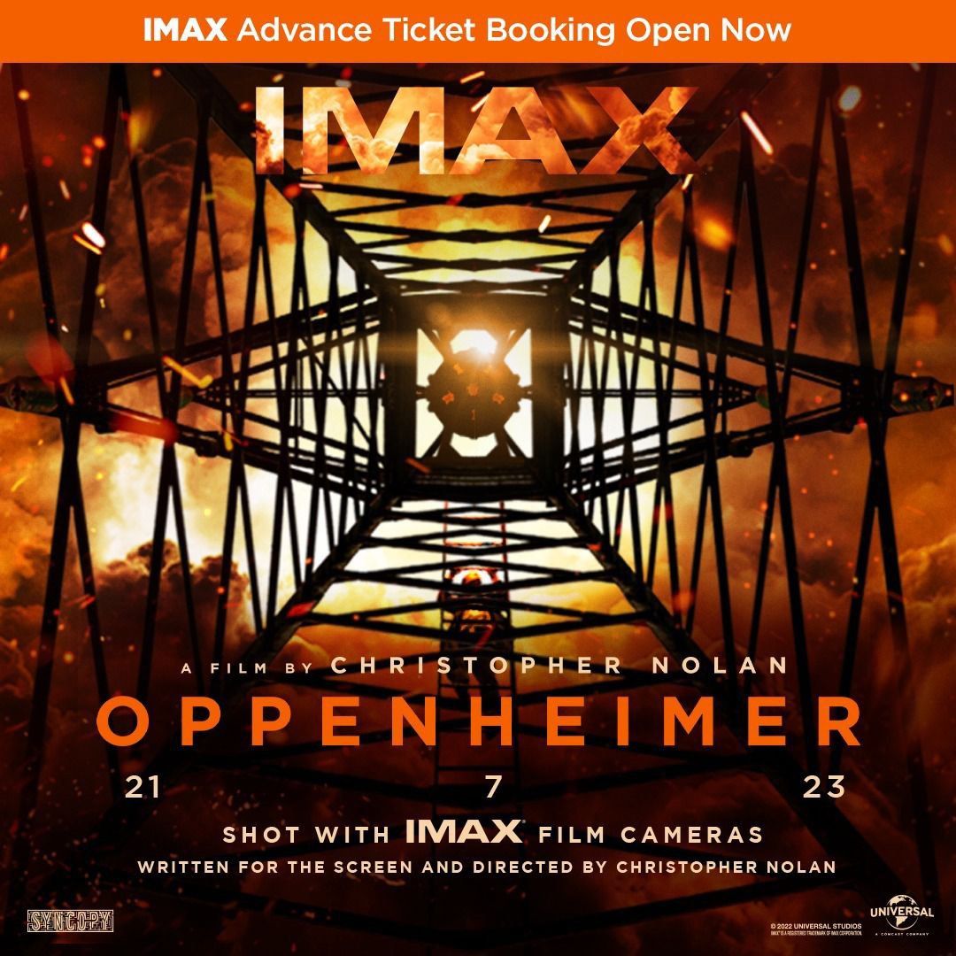[極靚2連位]IMAX Oppenheimer 奧本海默 7.29 禮拜六, 門票＆禮券, 活動門票 - Carousell
