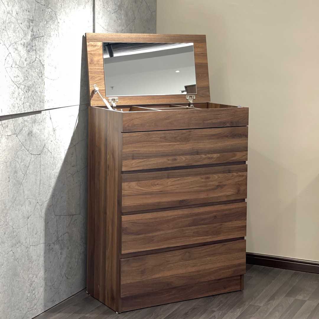4 Layer Chest with Mirror / chest of drawers / 4 layer chest, Furniture ...