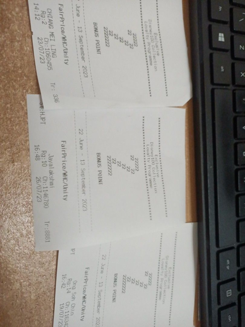 34 NTUC Bonus Points, Tickets & Vouchers, Vouchers on Carousell