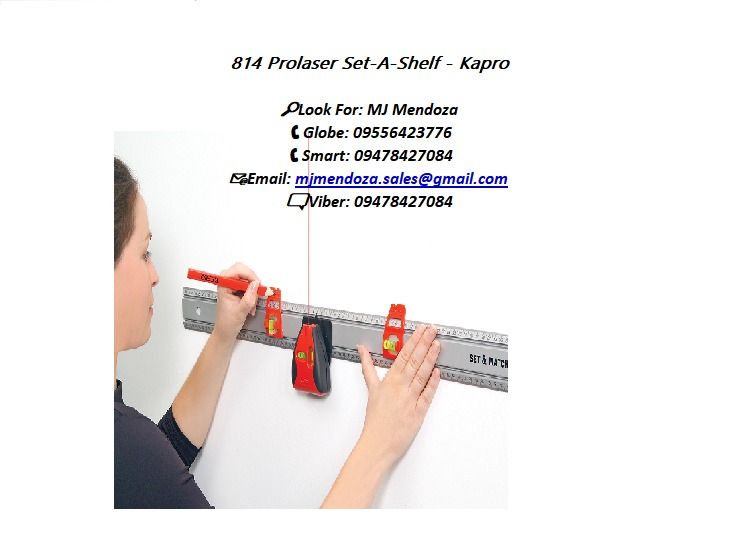 814 Prolaser Set-A-Shelf - Kapro, Commercial & Industrial, Industrial ...