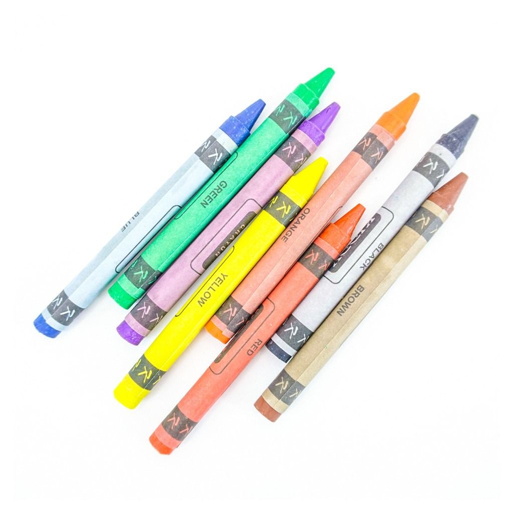 8 / 16 / 24-Color Kiddy Crayons Non Toxic Crayons Arts & Crafts ...