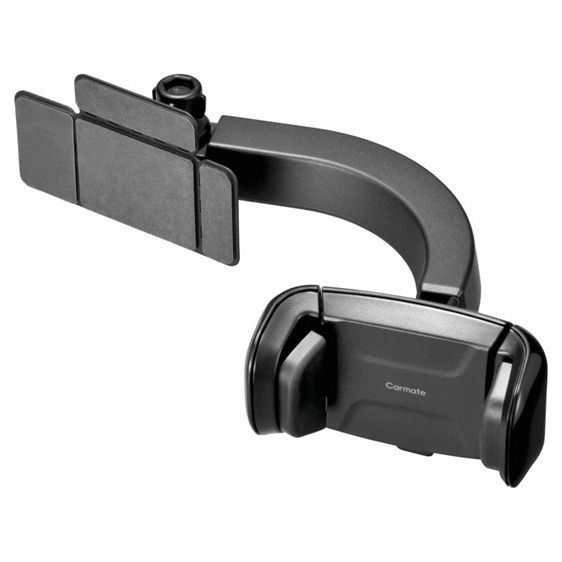 權世界@汽車用品 日本CARMATE 儀錶板螢幕面板後黏貼用 360度旋轉桿 智慧型手機架 車架 SA35, 汽機車零配件在旋轉拍賣