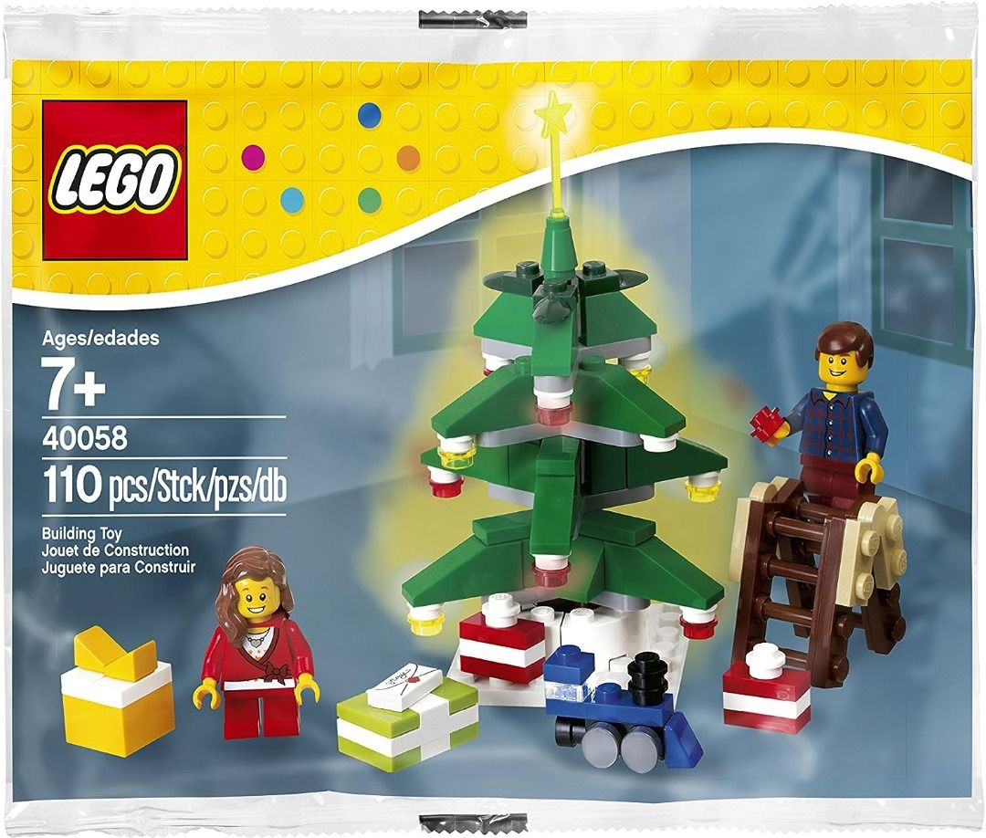 【全新 絕版】Lego 佈置聖誕樹 40058 Holiday Set - Decorating The Tree in Polybag ...