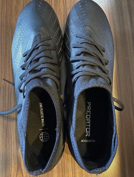 ADIDAS PREDATOR ACCURACY.3 BOOTS ALL BLACK, Men's Fashion, Footwear ...