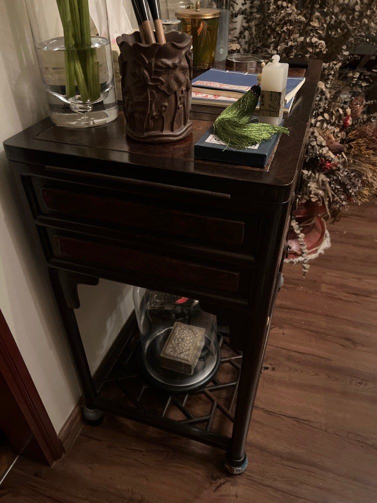 Antique chicken wood dressing table, Furniture & Home Living, Furniture ...
