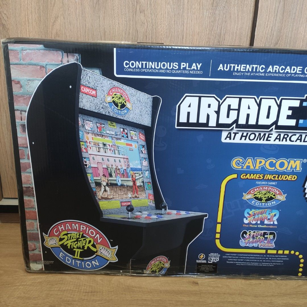 Arcade1Up Street Fighter II Champion Edition Cabinet Arcade 1Up, Video ...