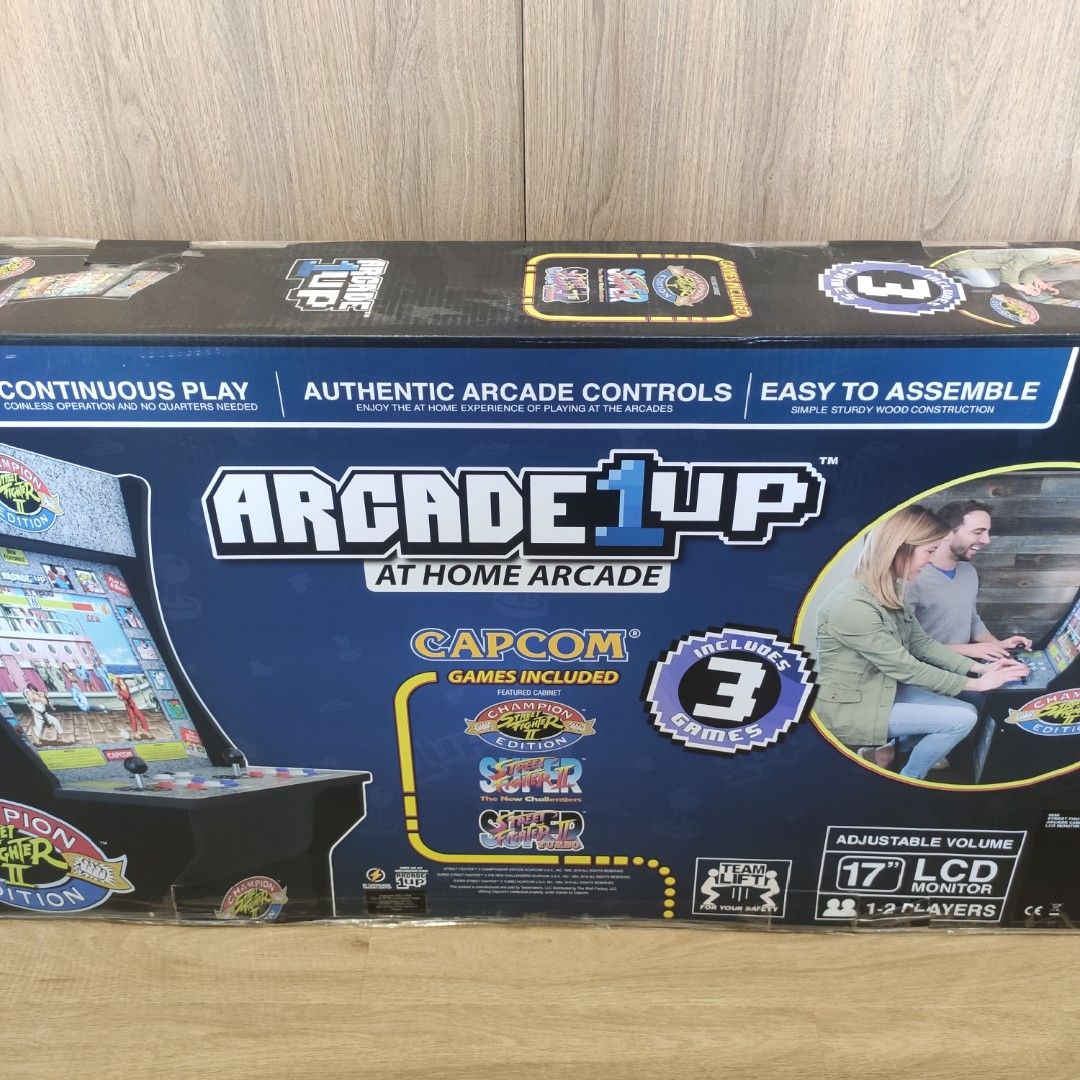 Arcade1Up Street Fighter II Champion Edition Cabinet Arcade 1Up, Video Gaming, Video Game ...