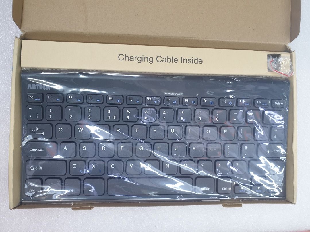 K22 Manual Bluetooth Keyboard Rii Wireless ,Multi Device Rechargeable ...